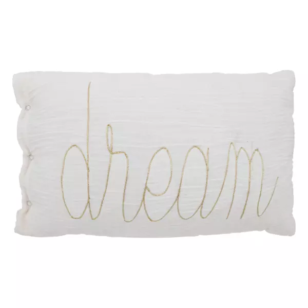 Rechteckiges Kissen (50 cm) Lili Weiß - Heimtextilien für Kinder - Eminza