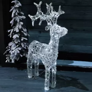 LED Rentier Pilou Kaltweiß 80 LEDs - Weihnachts-beleuchtung - Eminza