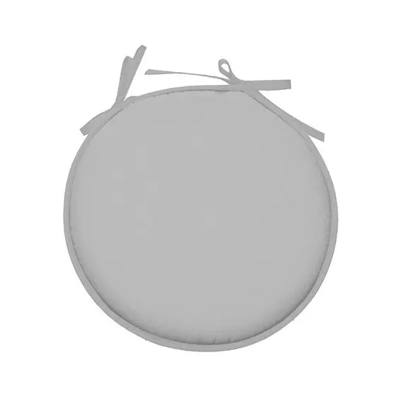 Cuscino per sedia rotondo Nelson Perla - Tessuto decorativo - Eminza