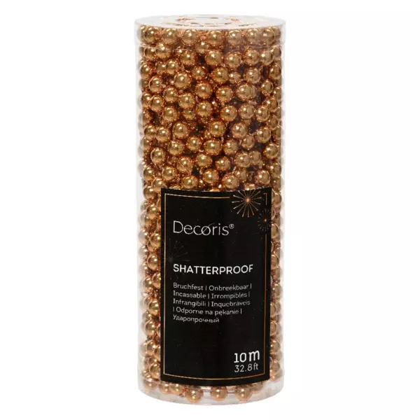 Girlande mit Perlen Alpine Kupferrot - Baumschmuck & Kugeln - Eminza