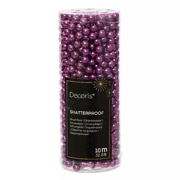 Girlande mit Perlen Alpine Lila - Baumschmuck & Kugeln - Eminza