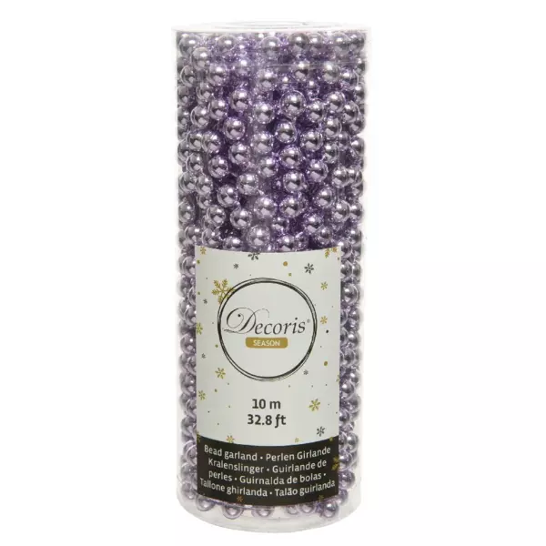 Girlande mit Perlen Alpine Lila - Baumschmuck & Kugeln - Eminza