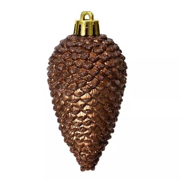 Lote de 6 piñas de pino para colgar Alpine Café castaño - Bola y ...