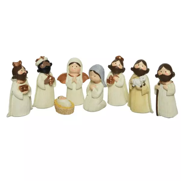 Crèche de Noël, santon de Noël pour la crèche traditionnelle, crèche de ...