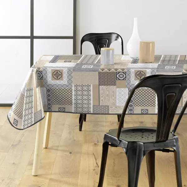 Nappe de table - Nappe enduite - Linge de table - Eminza