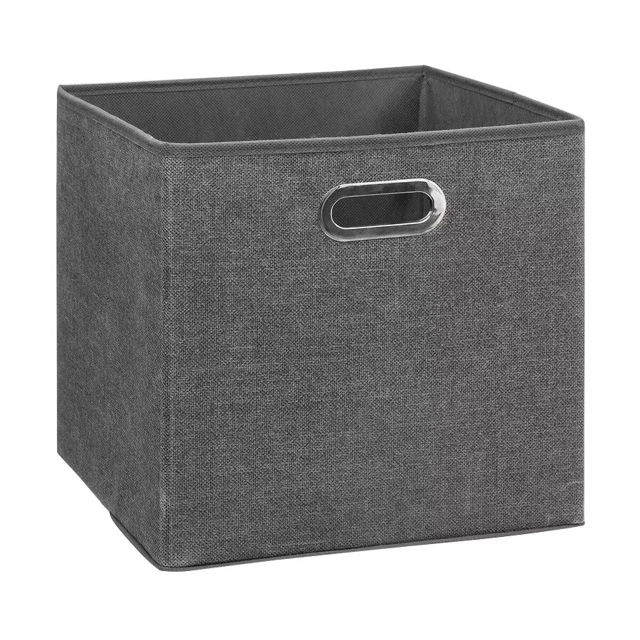 Panier de rangement pliable (31 x 31 cm) Helena Gris - Petit meuble de ...