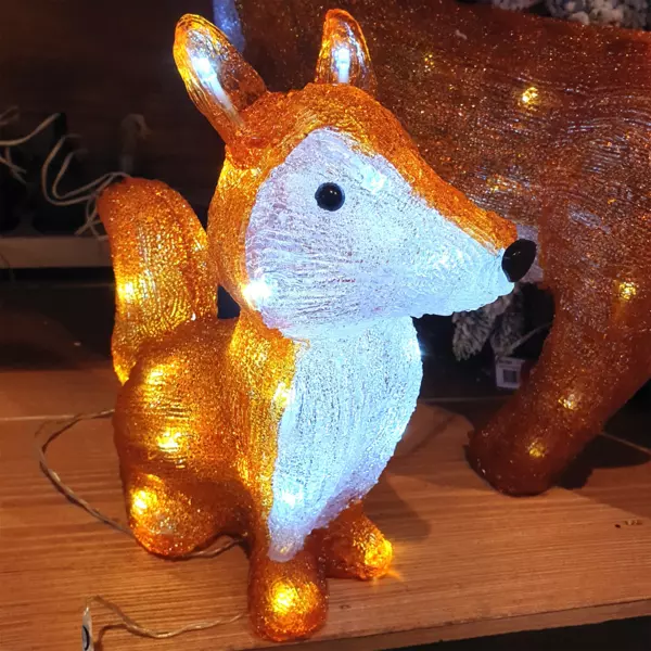 Volpe luminosa Martin a pile Bianco freddo 30 LED - Luci di natale - Eminza