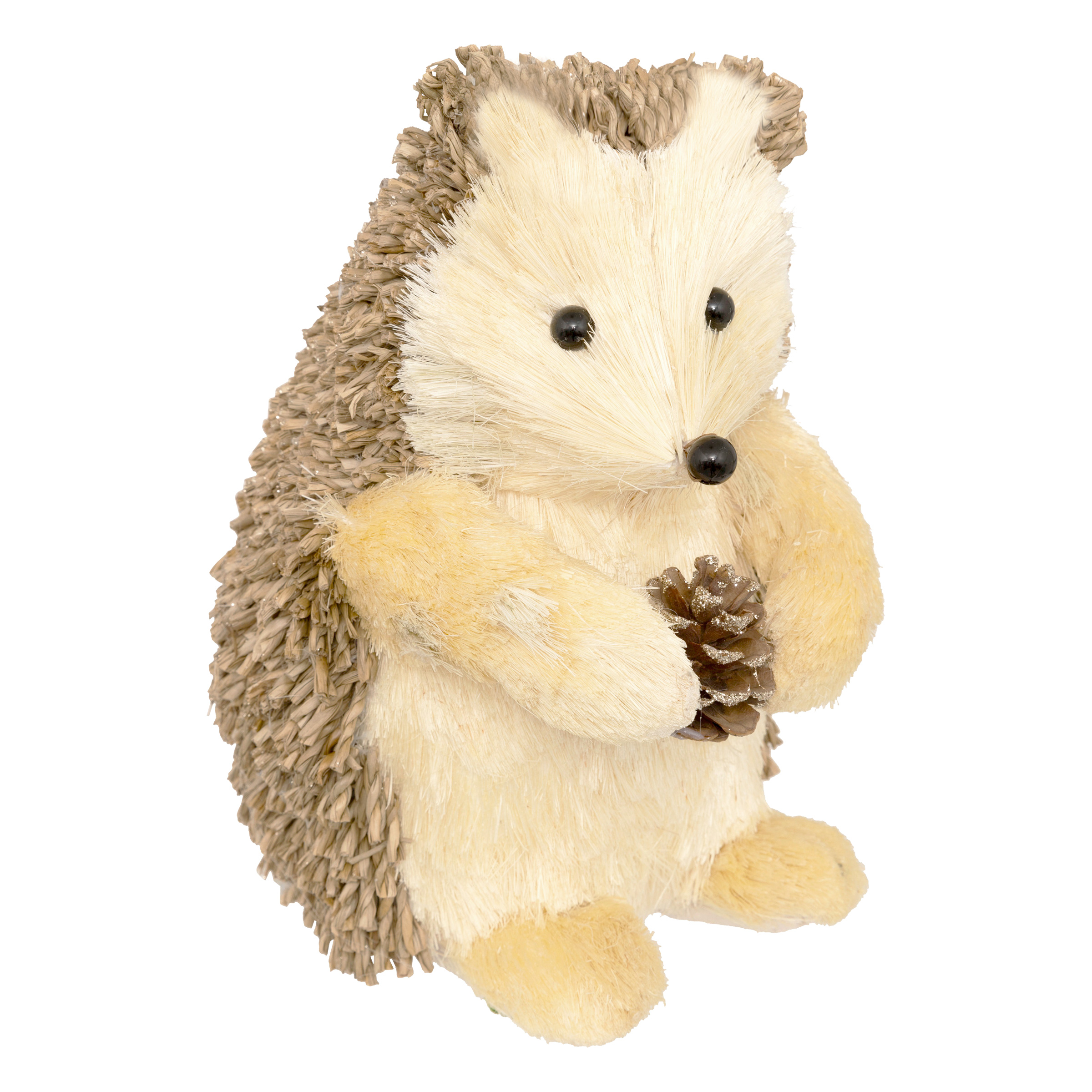 Julepindsvin (H24 cm) Louison Brun med glimmer - Juledekorationer til ...