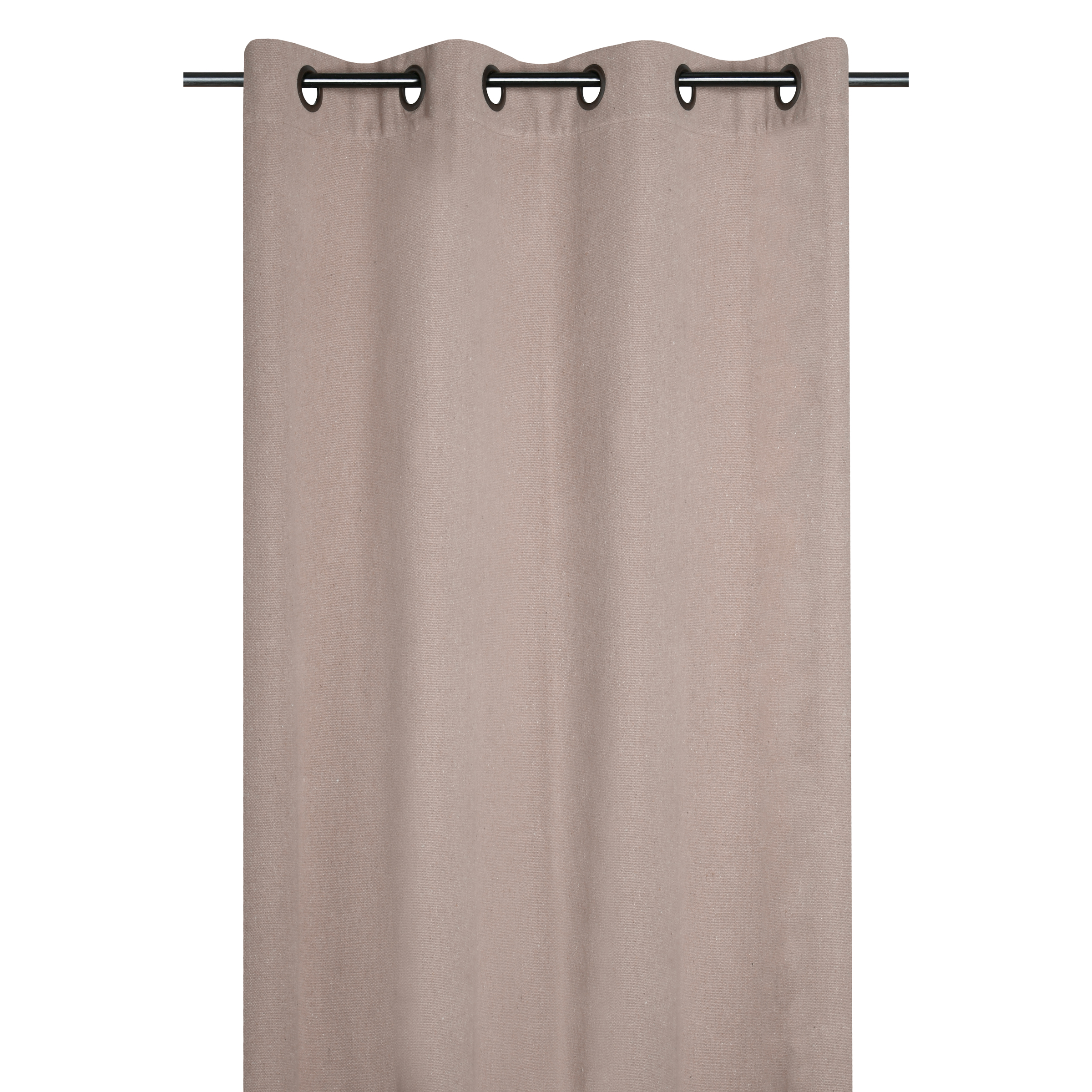Rideau coton tissé (140 x 260 cm) Monaco Beige - Rideau / Voilage ...