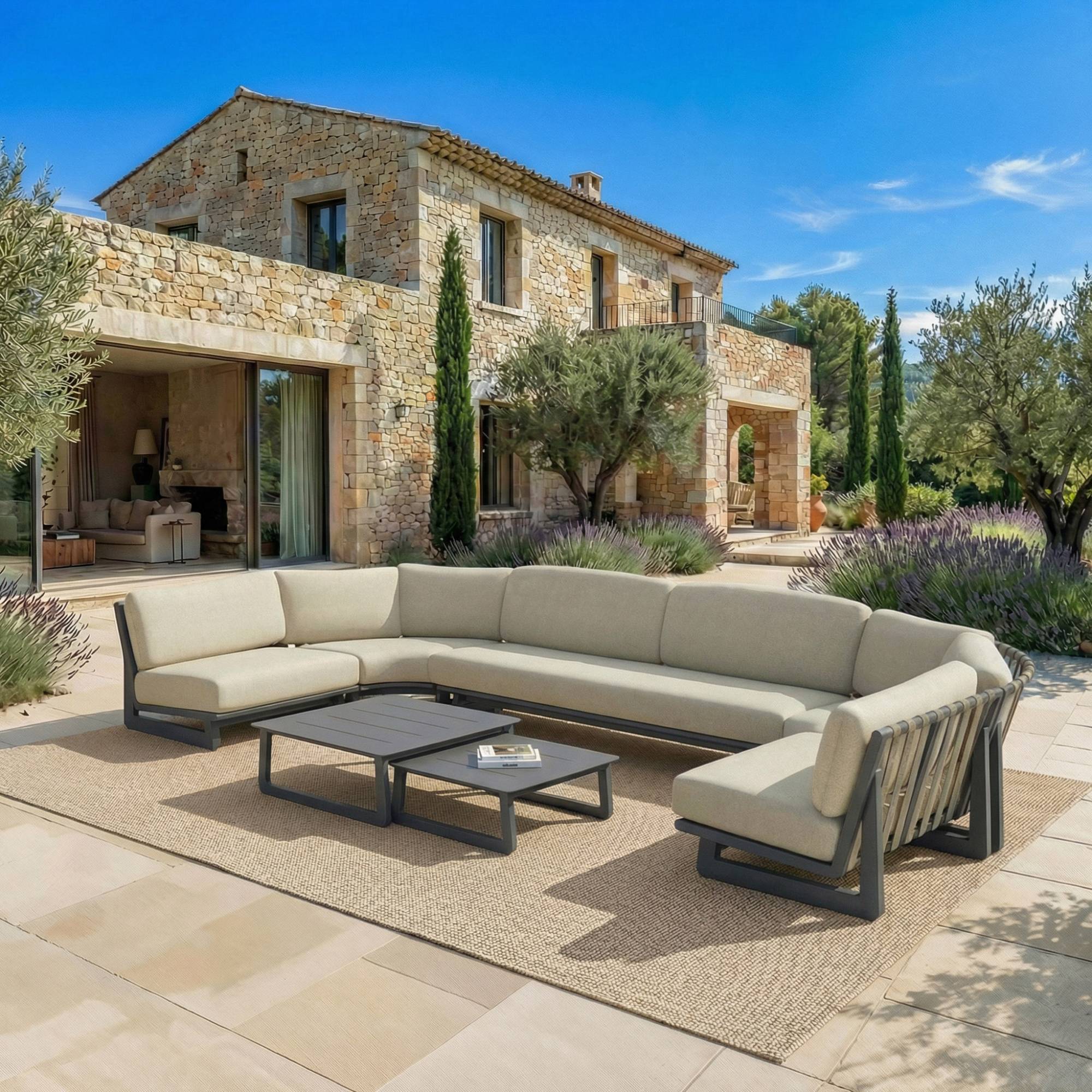 Salon De Jardin Angle